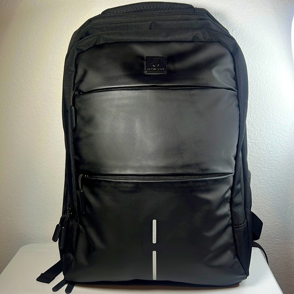 james hawk | Bags | James Hawk Smart Backpack Black On Black With Usb ...